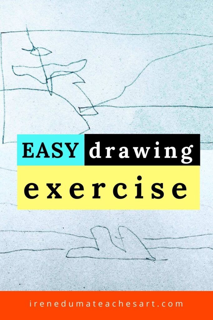 An EASY drawing exercise that will help you see shapes - Irene Duma ...